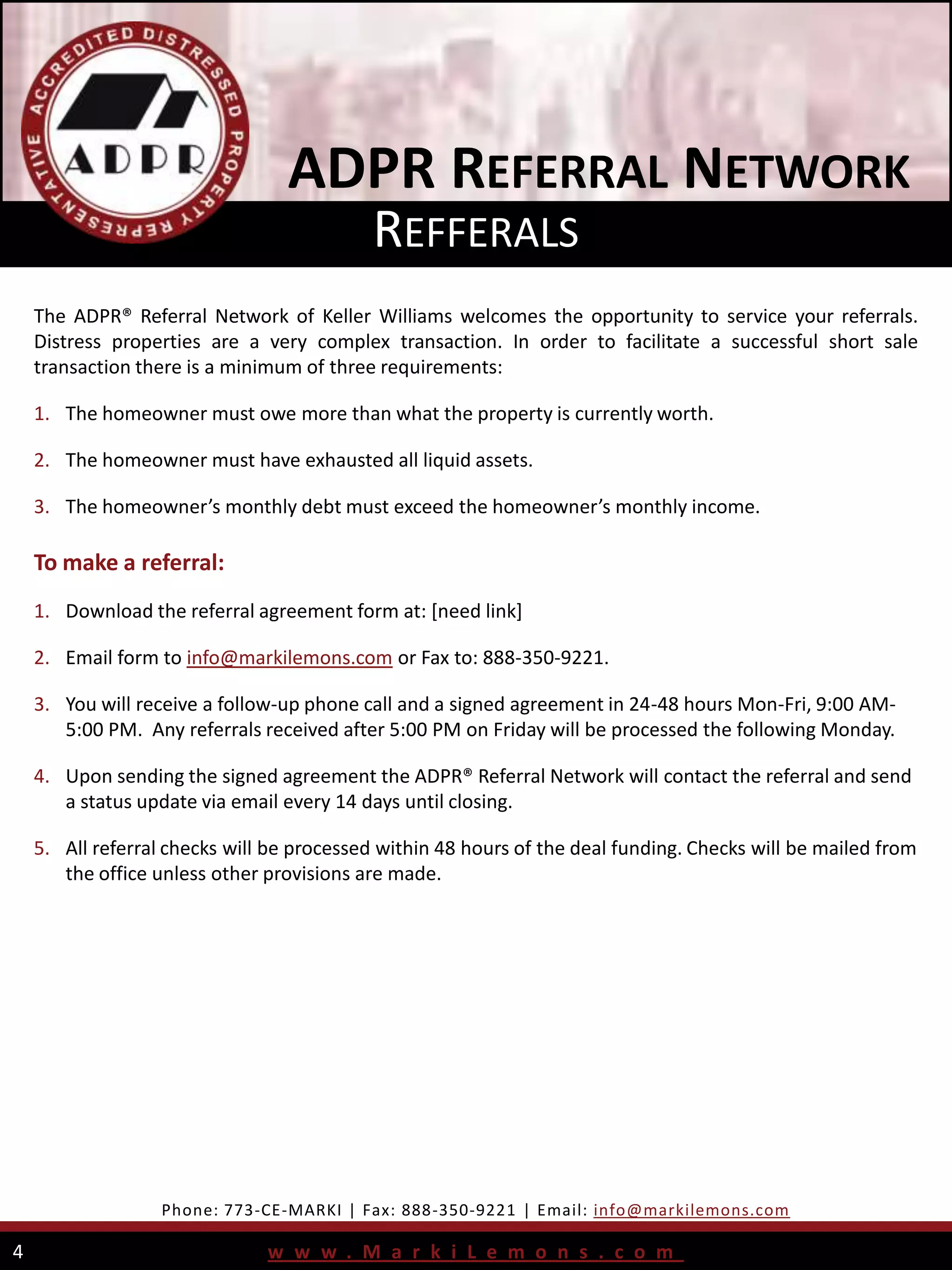 ADPR Referral Network | PPTX