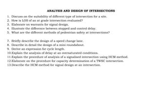 questions in analysis and design of pavements | PPT