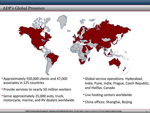 ADP Short Overview | PPT | Business Accounting & Finance | Business