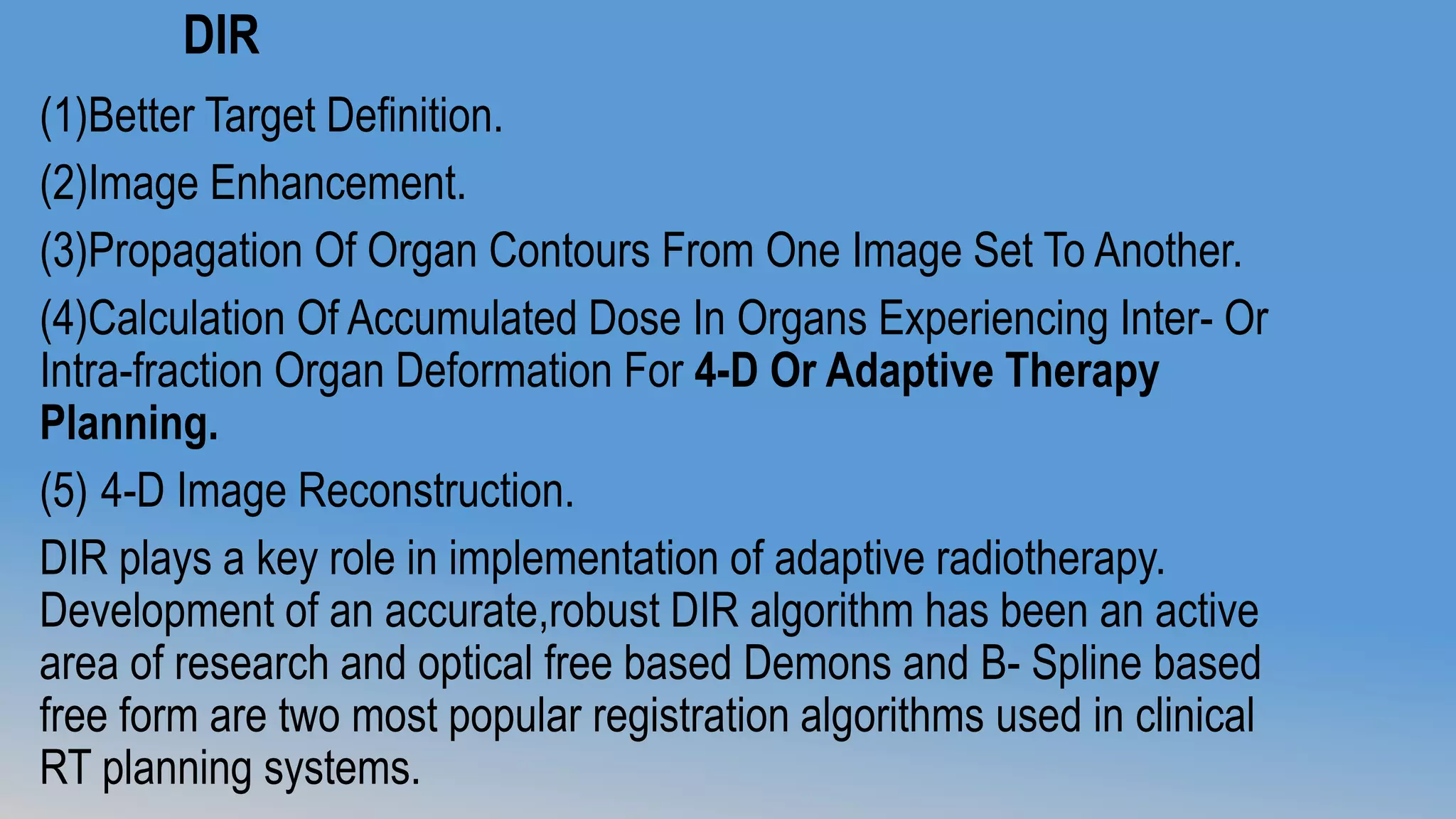 COMPLETE OVERVIEW ON ADAPTIVE RADIOTHERAPY OVER DAILY IMAGE GUIDED ...