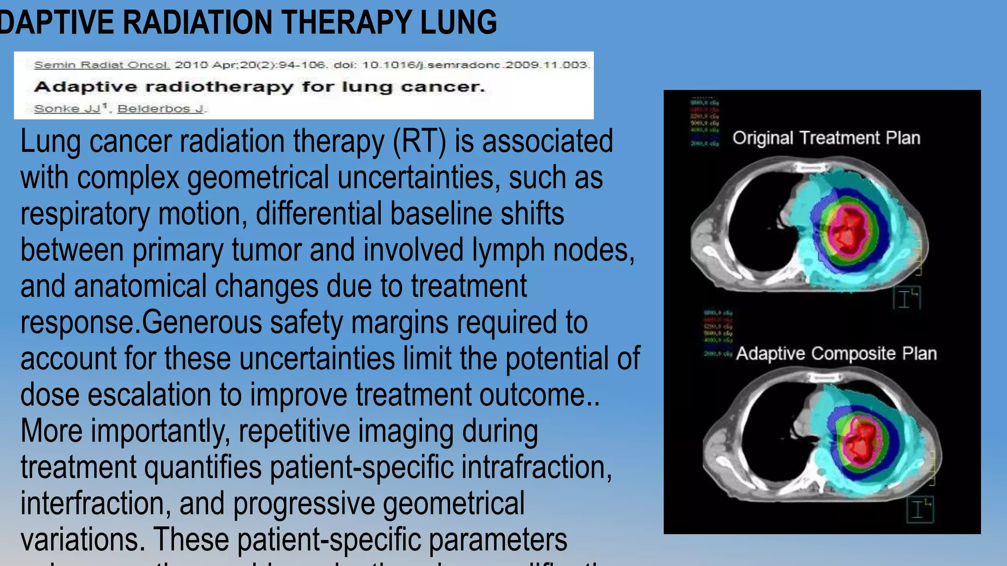 COMPLETE OVERVIEW ON ADAPTIVE RADIOTHERAPY OVER DAILY IMAGE GUIDED ...