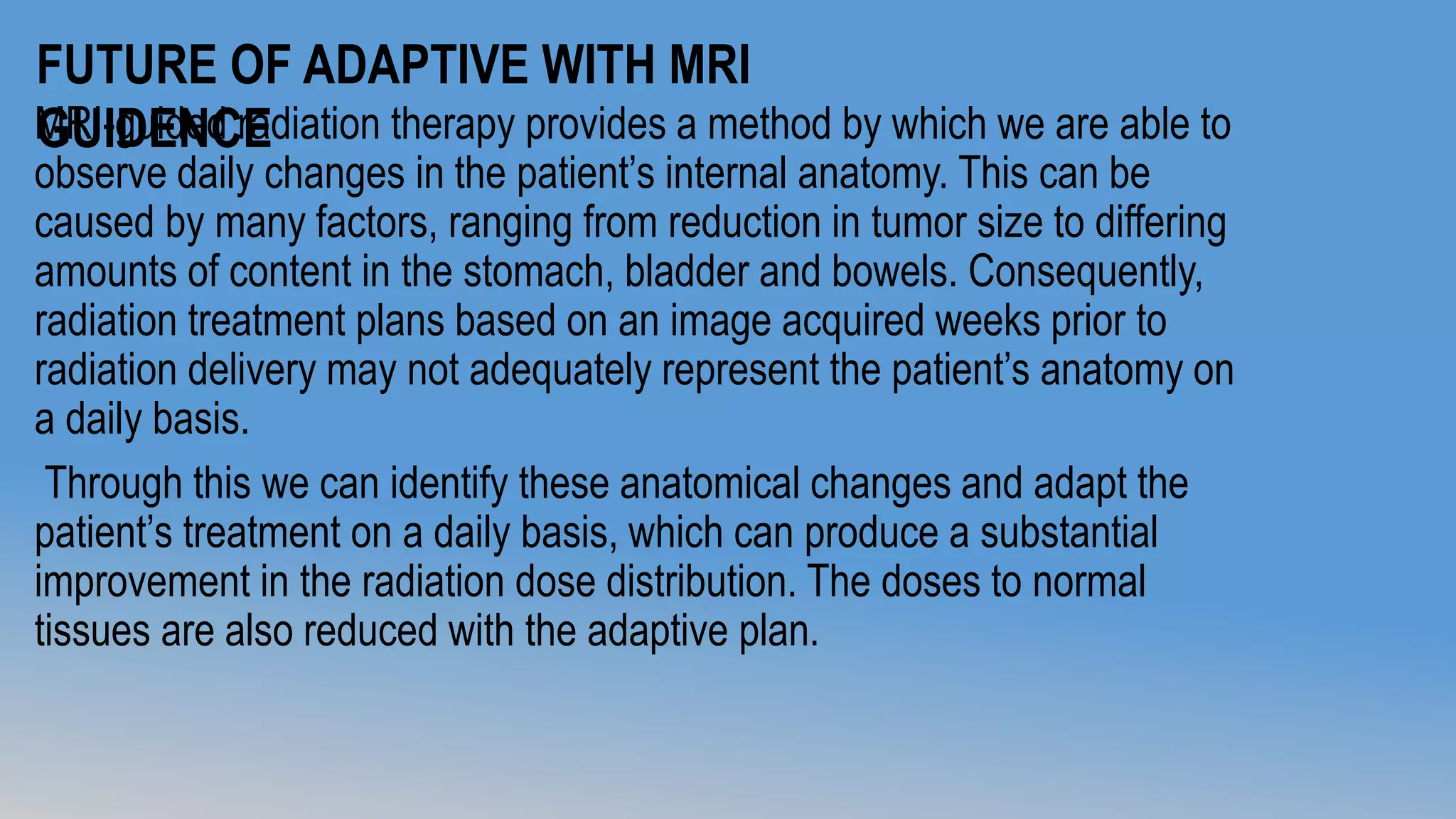 COMPLETE OVERVIEW ON ADAPTIVE RADIOTHERAPY OVER DAILY IMAGE GUIDED ...