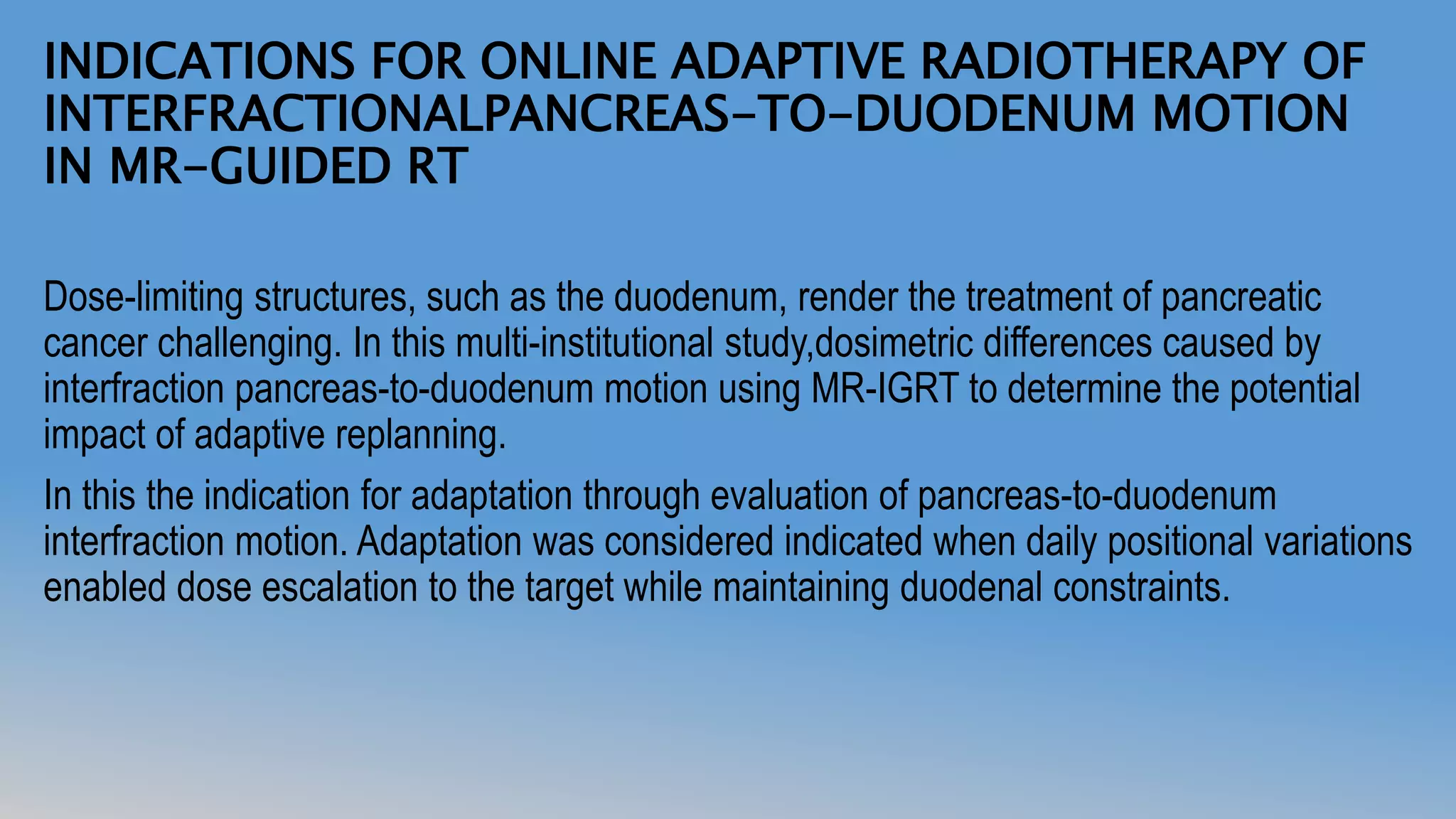 COMPLETE OVERVIEW ON ADAPTIVE RADIOTHERAPY OVER DAILY IMAGE GUIDED ...