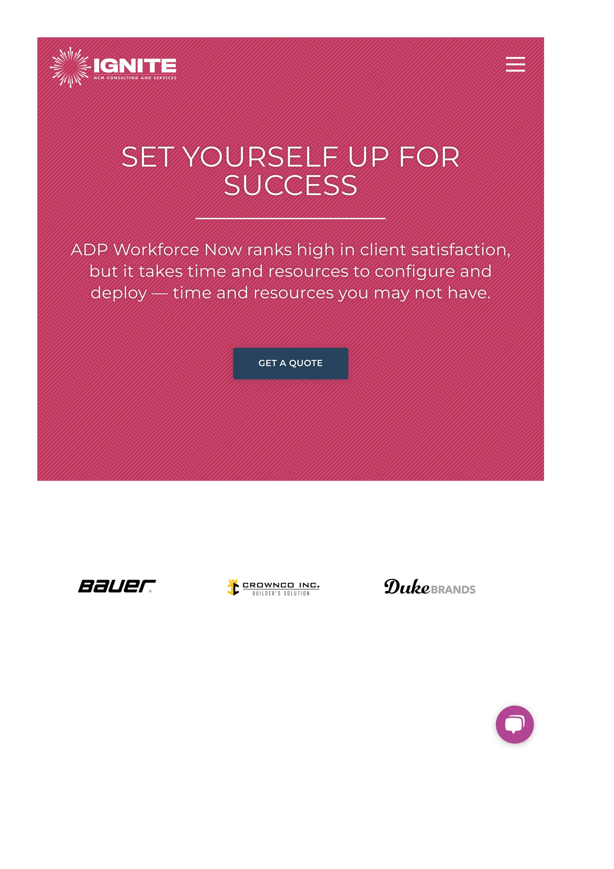 ADP Workforce Implementation. ignite hcm | PDF