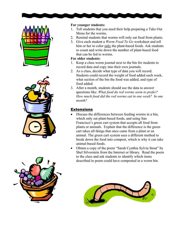 Teacher Worm Composting Guide | PDF
