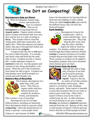 Teacher Worm Composting Guide | PDF
