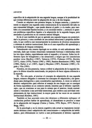 Adquisición de segundas lenguas | PDF