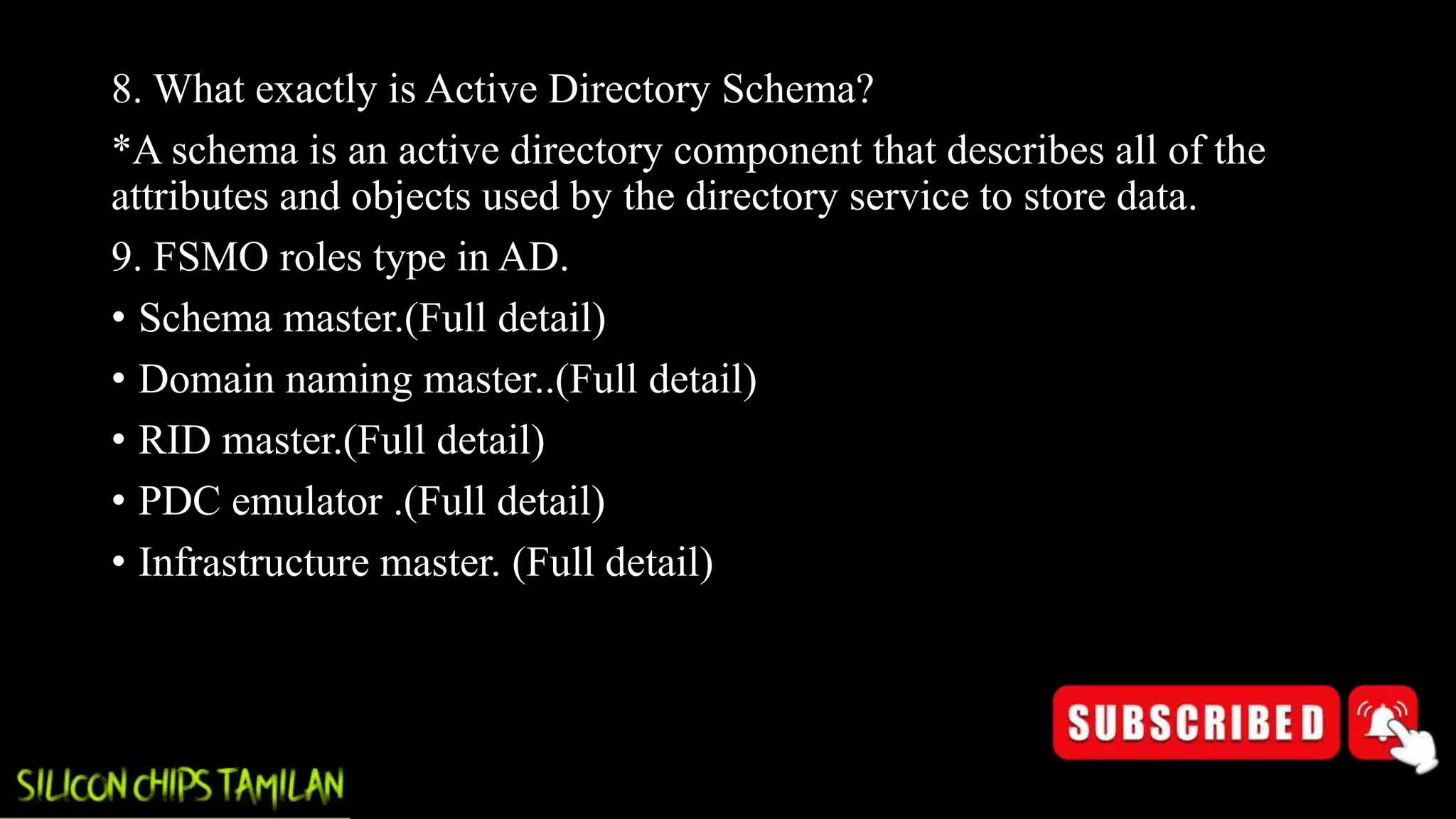 Top 10 Active Directory Interview Questions & Answers | PPTX