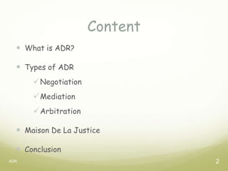 Adr | PPT