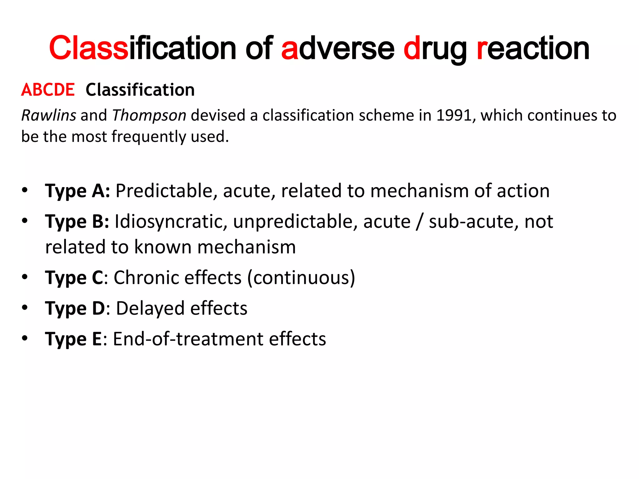 Introduction to Adverse Drug Reactions | PPTX