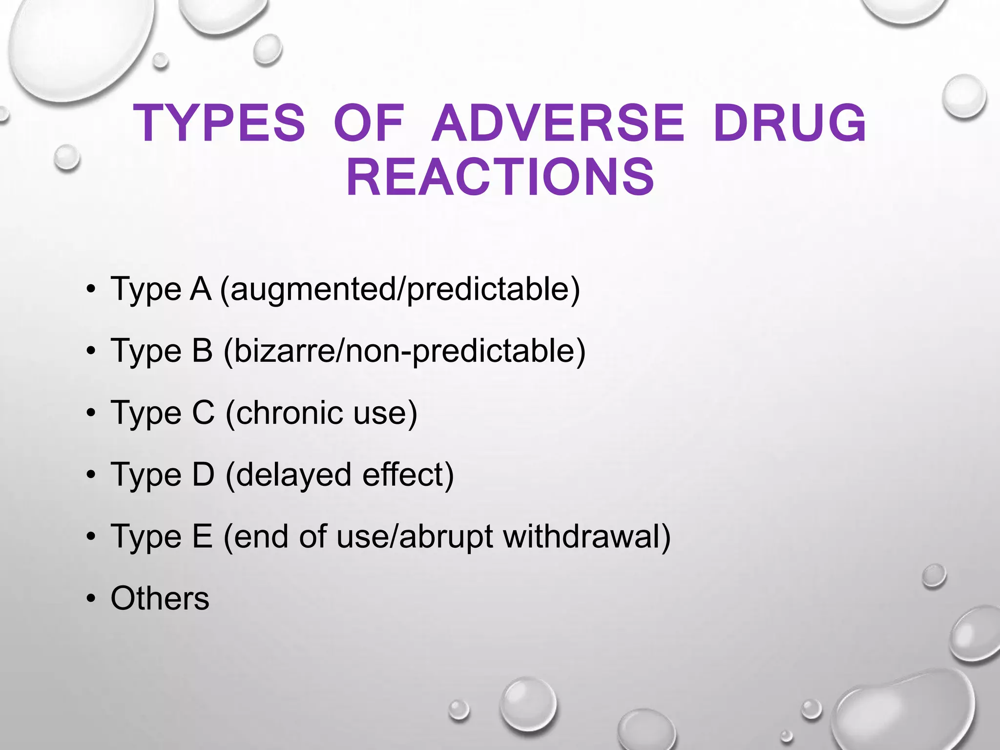 Adverse drug reactions | PPTX