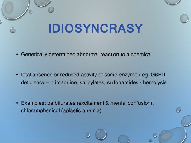 Adverse drug reactions
