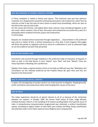 Alternate Dispute Resolution | PDF