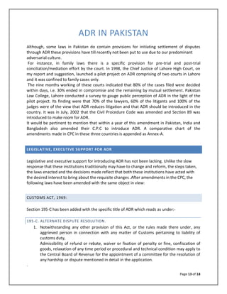 Alternate Dispute Resolution | PDF