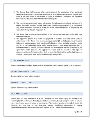 Alternate Dispute Resolution | PDF