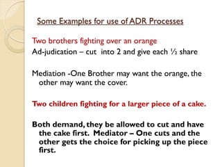 Alternative dispute resolution system | PDF