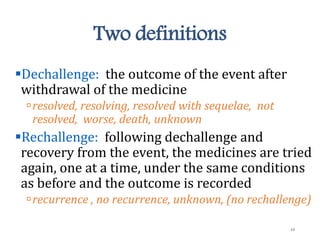 Causality Assessment of Adverse Drug Reactions: An overview | PPTX