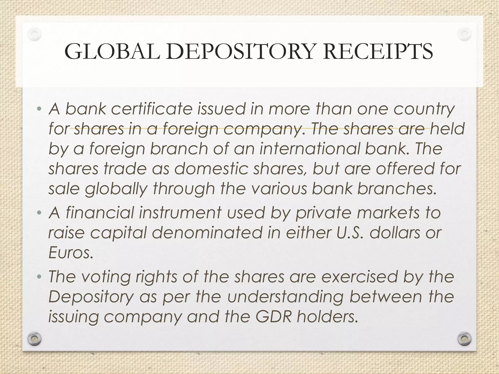 ADR & GDR ::complete Introduction & Information | PDF