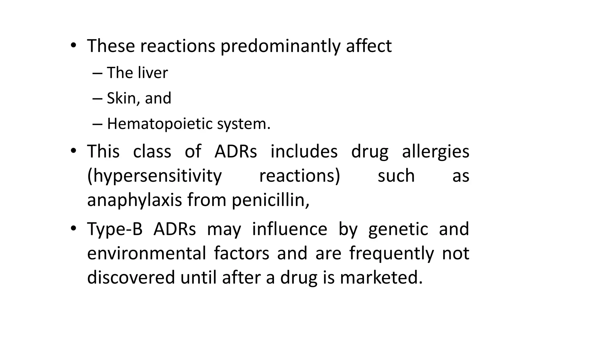 Adverse Drug Reactions | PPTX