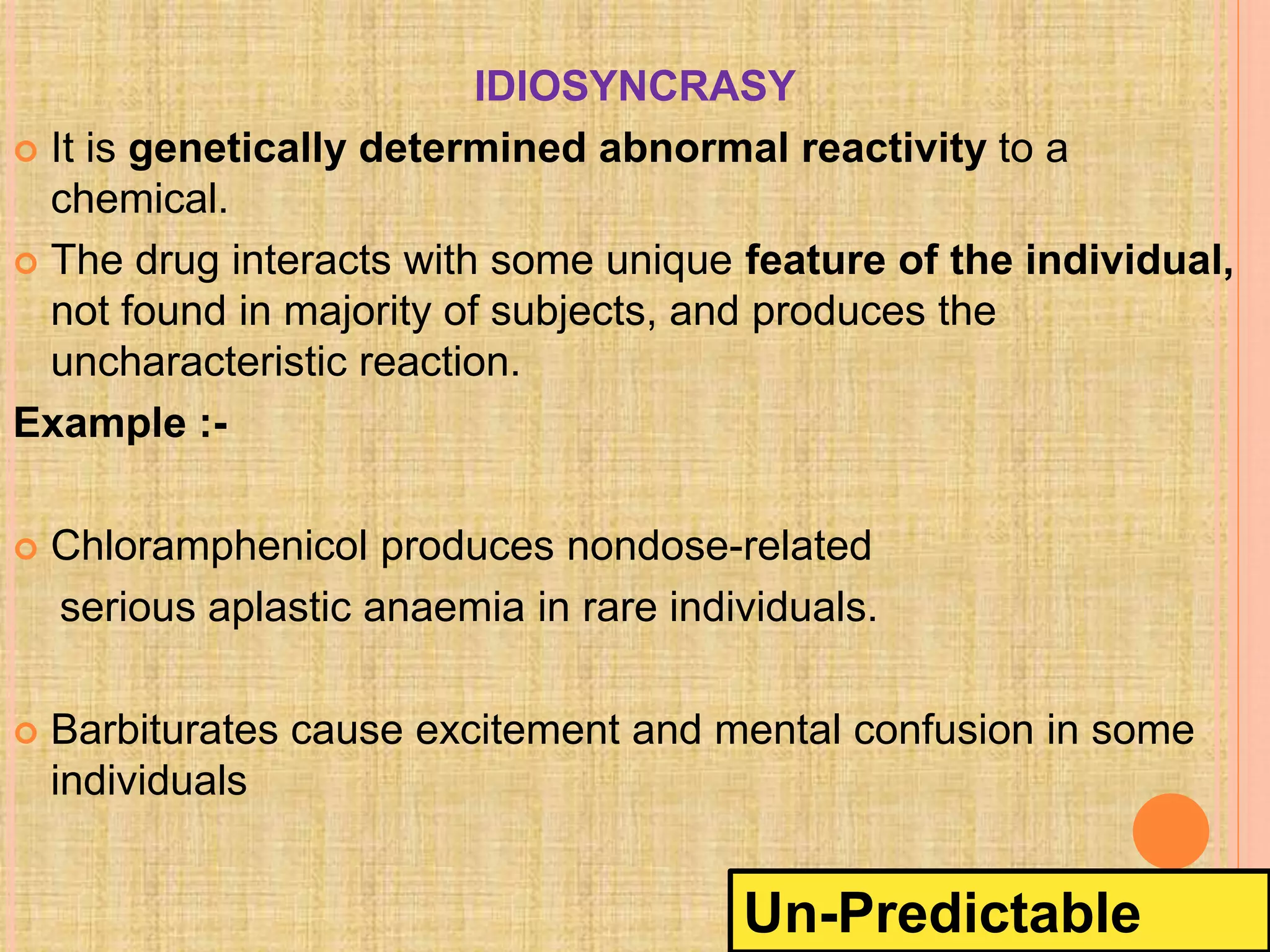 Adverse Drug Reaction - Pharmacology | PPT