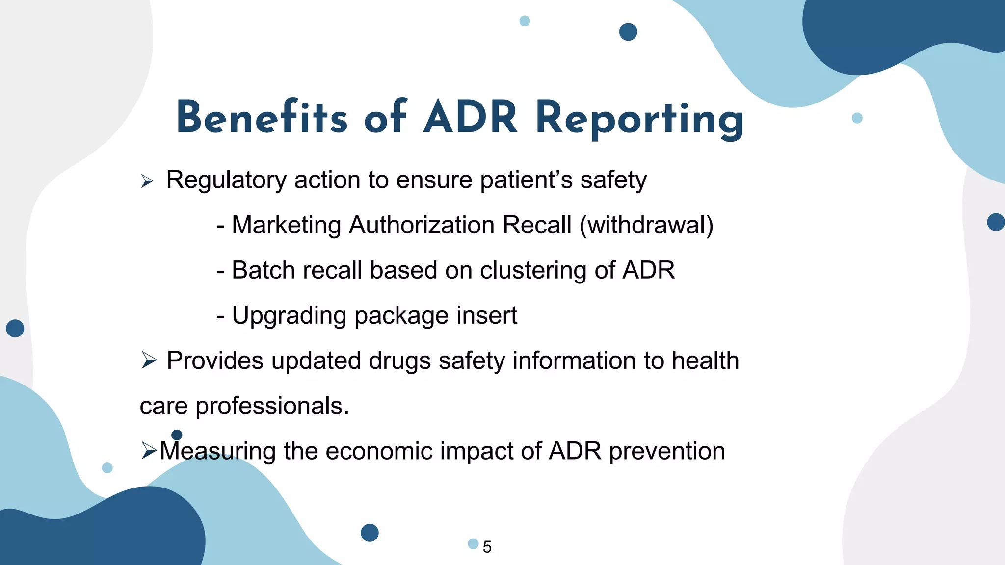ADR reporting tools in india | PPTX