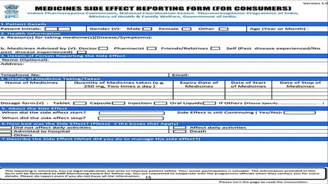 ADR reporting tools in india | PPTX