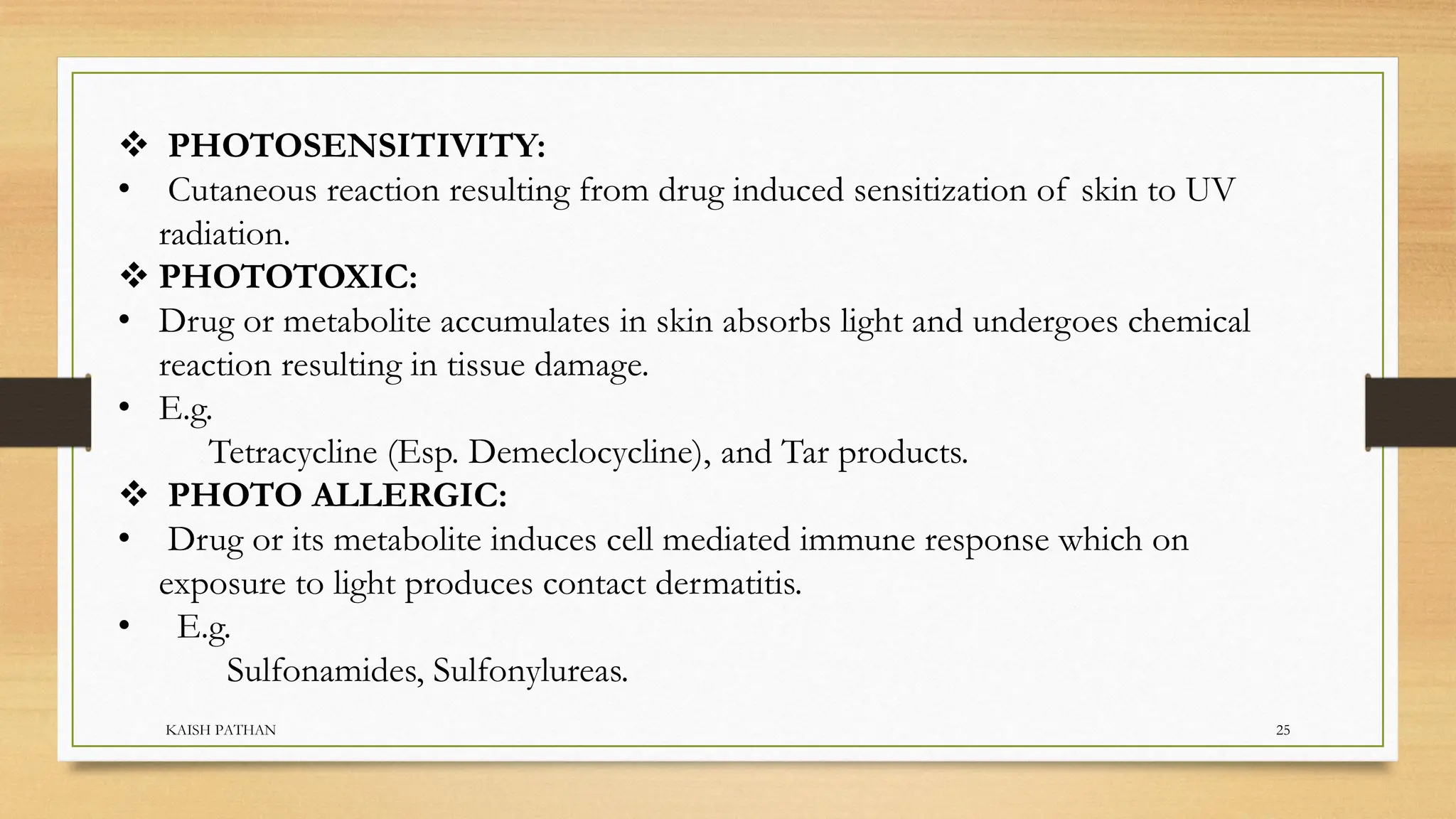 Adverse drug Reaction Pharmacology -1 PPT | PDF