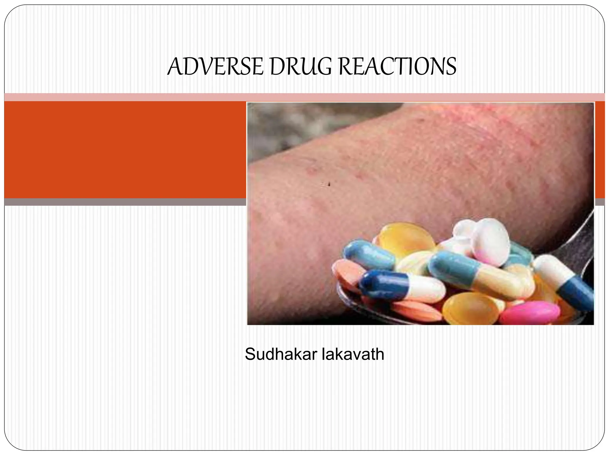 ADR.ppt pharmacilogy ppt of adverse drug reaction | PPT