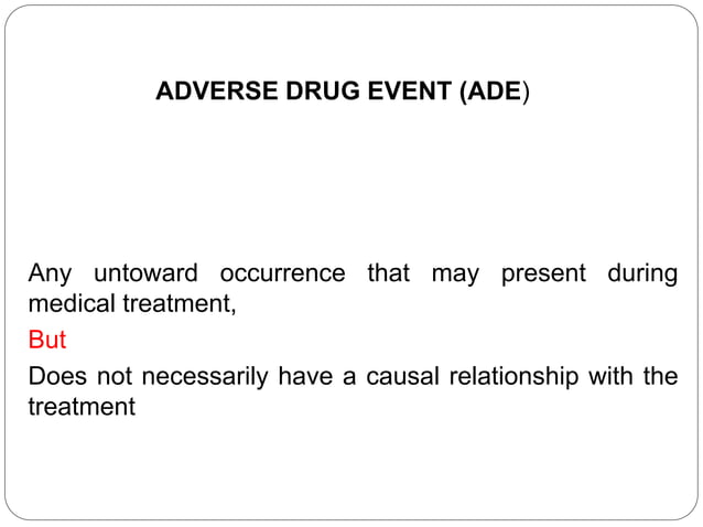 ADR.ppt pharmacilogy ppt of adverse drug reaction | PPT