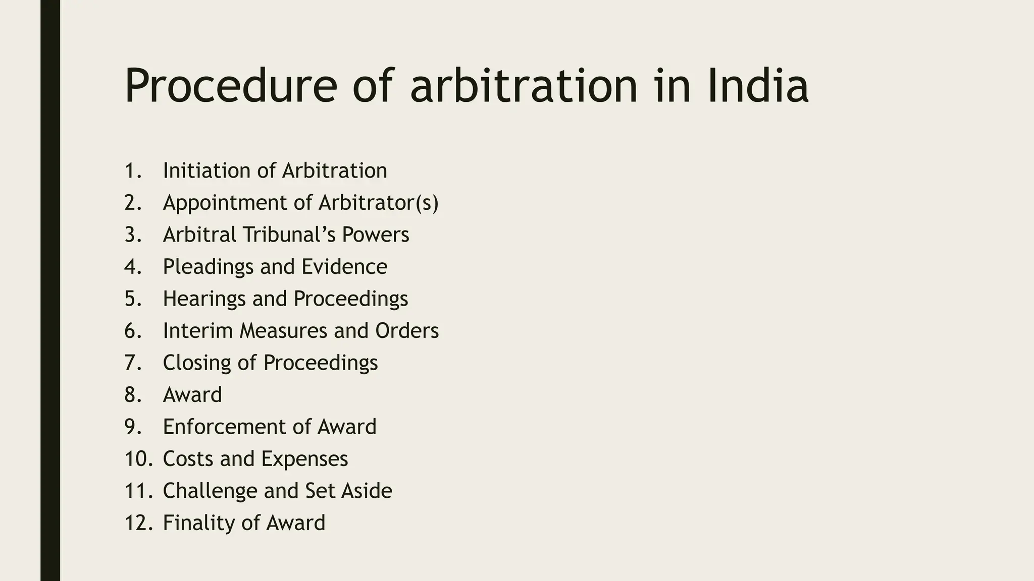 Arbitration, mediation and conciliation in India | PPTX