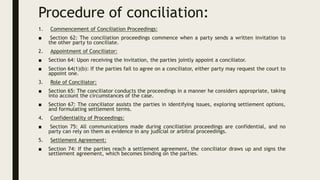 Arbitration, mediation and conciliation in India | PPTX