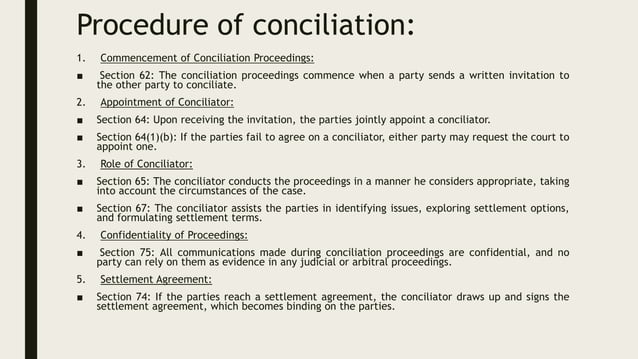 Arbitration, mediation and conciliation in India | PPTX | Law