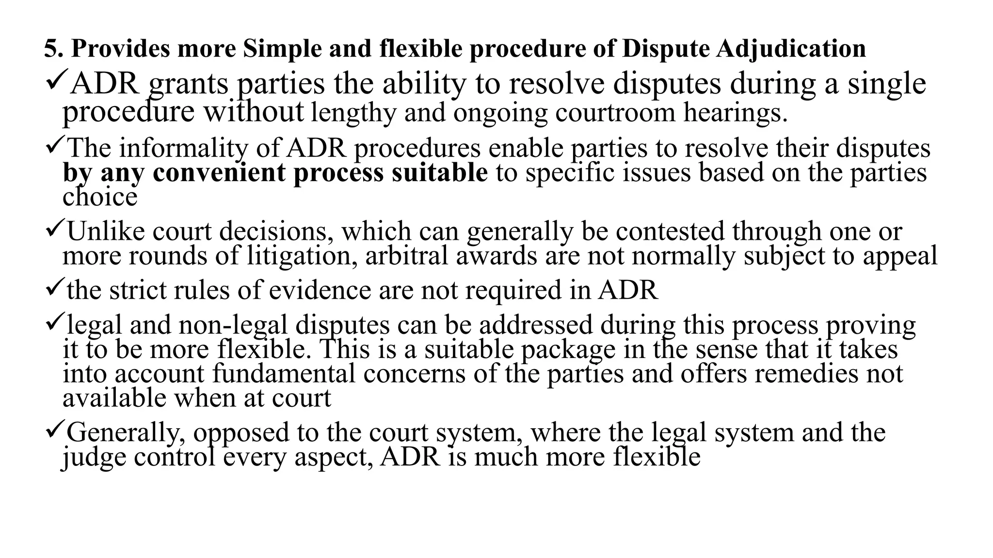 ADR. Part one Definition and Basic features | PDF