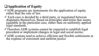 ADR. Part one Definition and Basic features | PDF