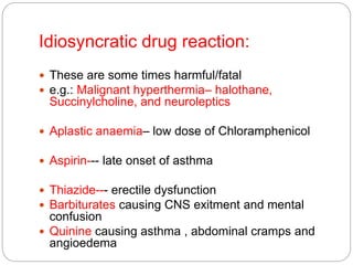 ADVERSE DRUG REACTION POWER POINT PRESENTATION FOR UNDERGRADUATE ...