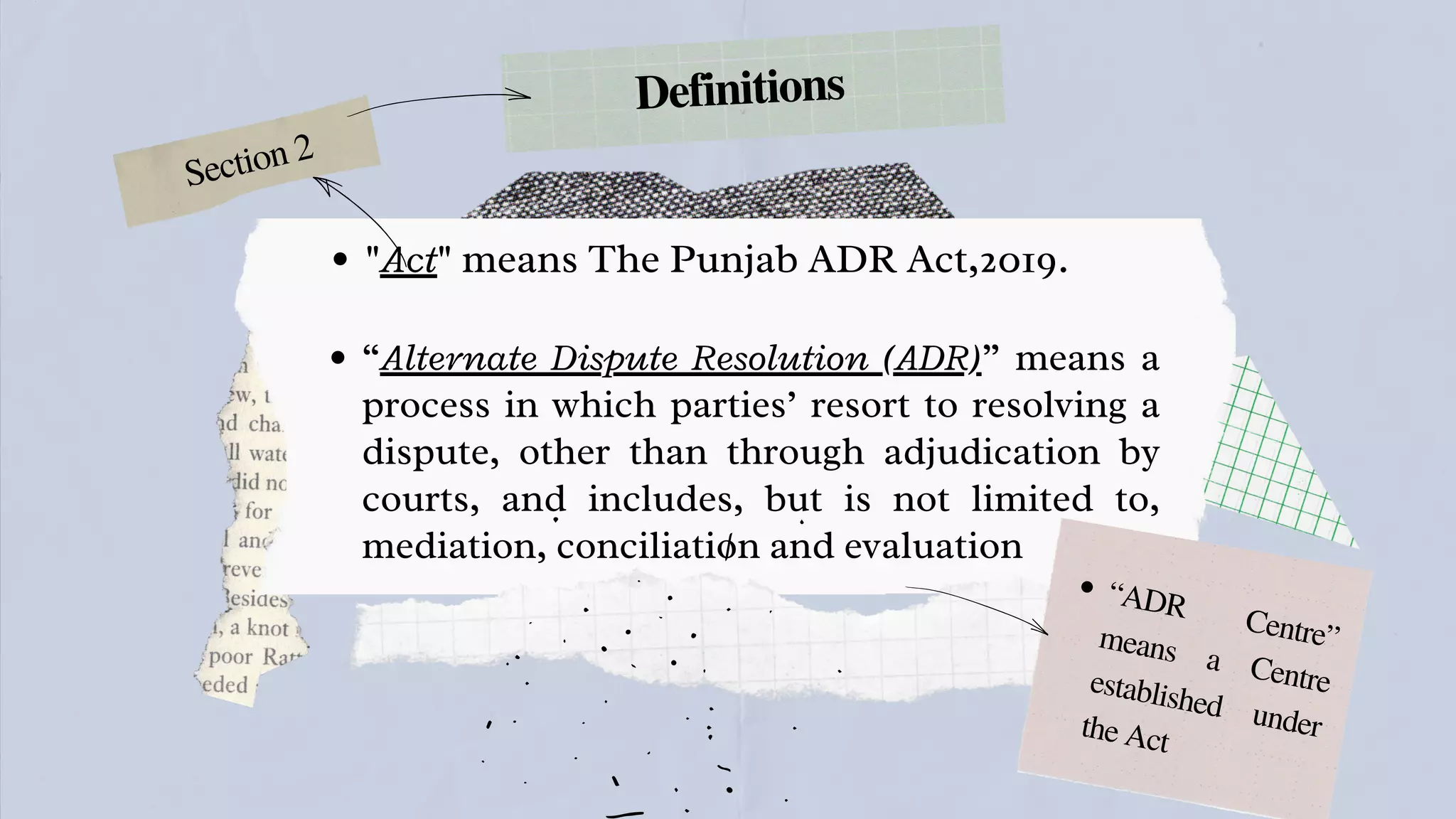 ADR - Section 1 to 12 | PDF