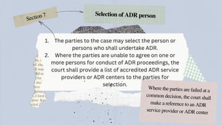 ADR - Section 1 to 12 | PDF