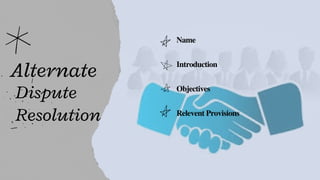 ADR - Section 1 to 12 | PDF