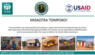 Health and Nutrition Asotry Program in Madagascar | PPT