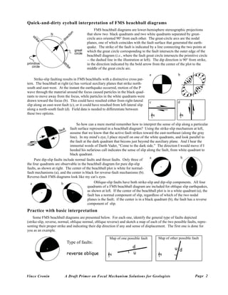 A Draft Primer on Focal Mechanism Solutions for Geologists Vince Cronin ...