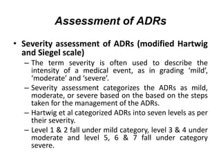 ADR and pharmacovigillance | PPT