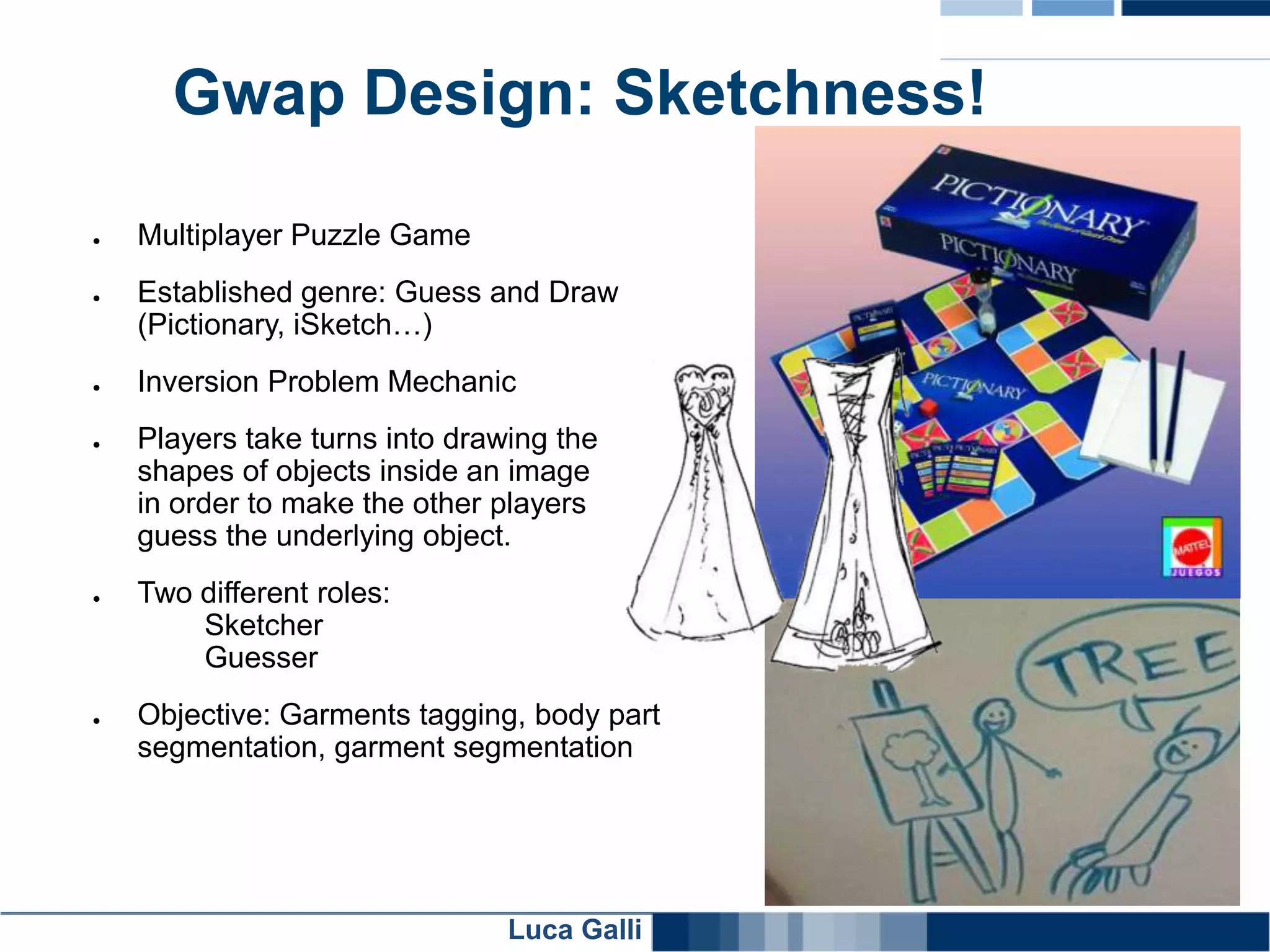 A draw and-guess game to segment images | PPTX