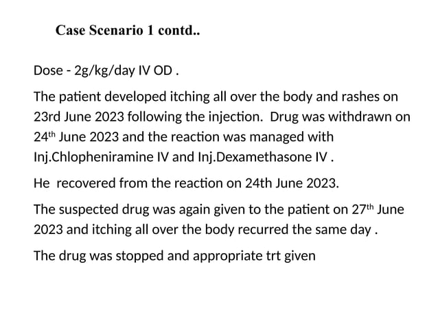 ADR case scenario WITH VARIOUS EXAMPLES | PPTX