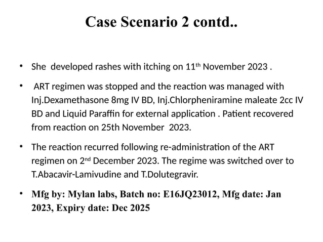 ADR case scenario WITH VARIOUS EXAMPLES | PPTX