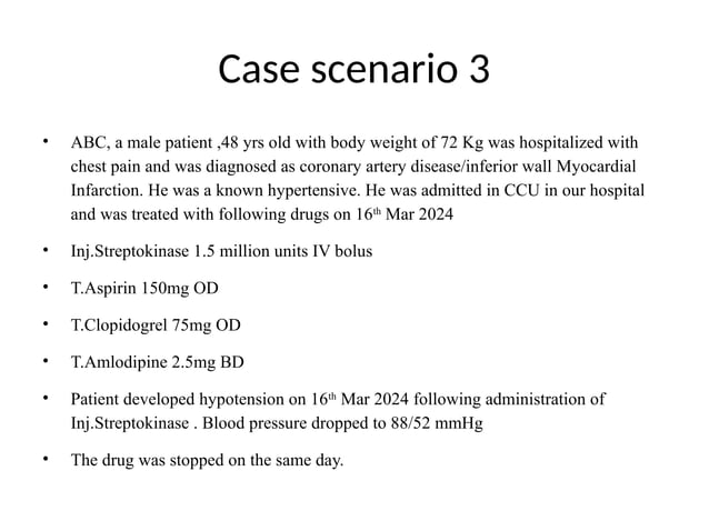 ADR case scenario WITH VARIOUS EXAMPLES | PPTX