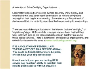 Can You Ask To See A Service Dogs Papers