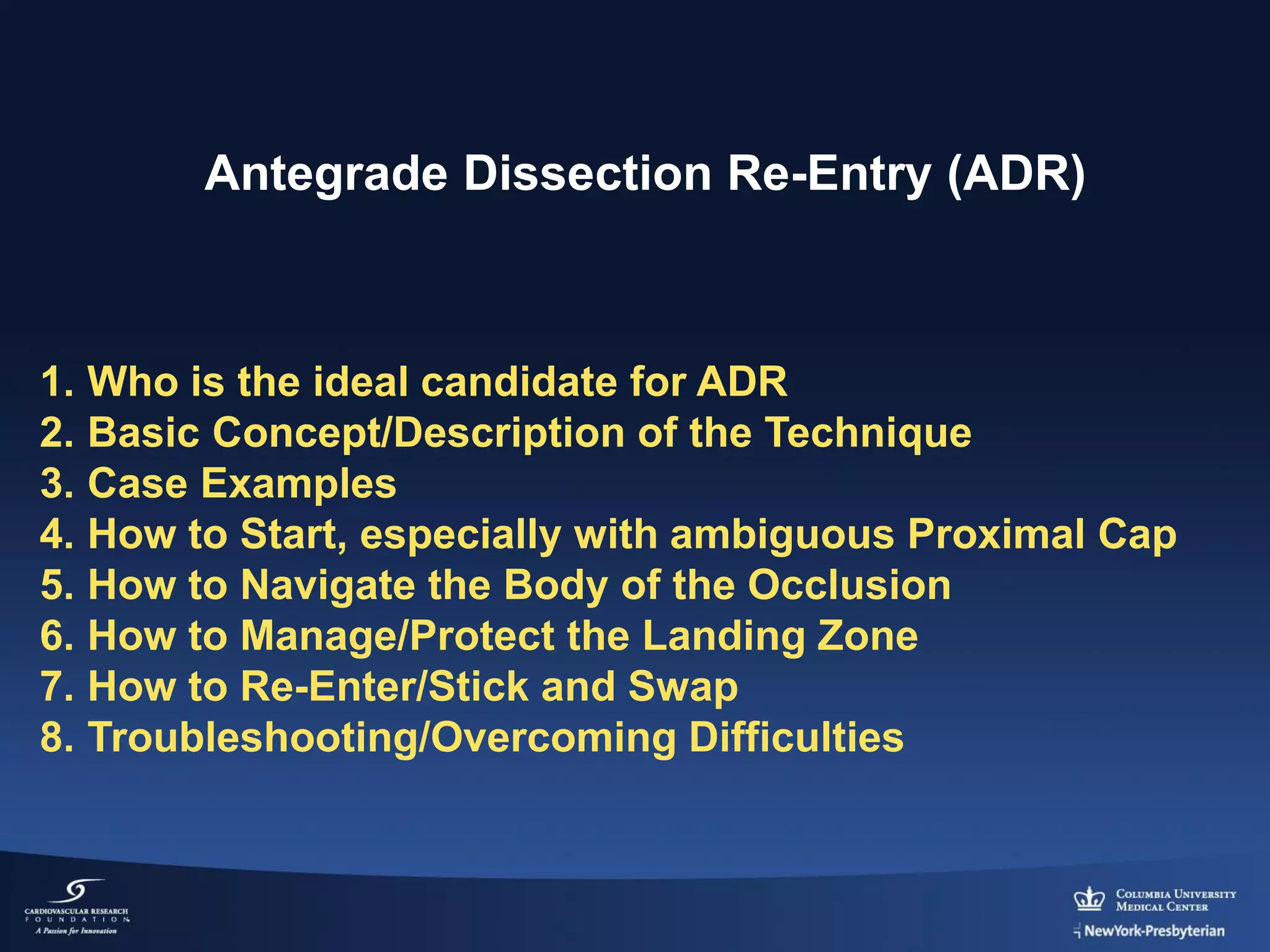 Specific complications with ADR | PPT