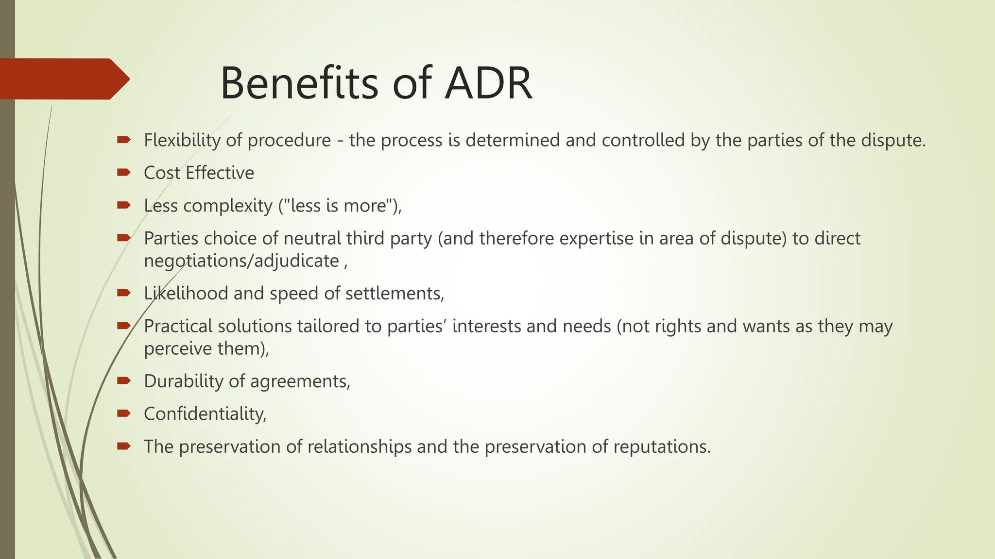 Alternative Dispute Resolution System- Modes | PPTX
