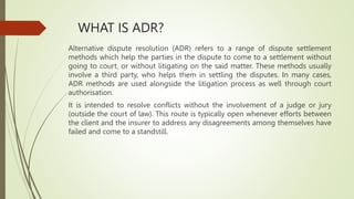 Alternative Dispute Resolution System- Modes | PPTX