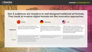 AdReaction Gen X, Y and Z - Engaging across generations | PPTX